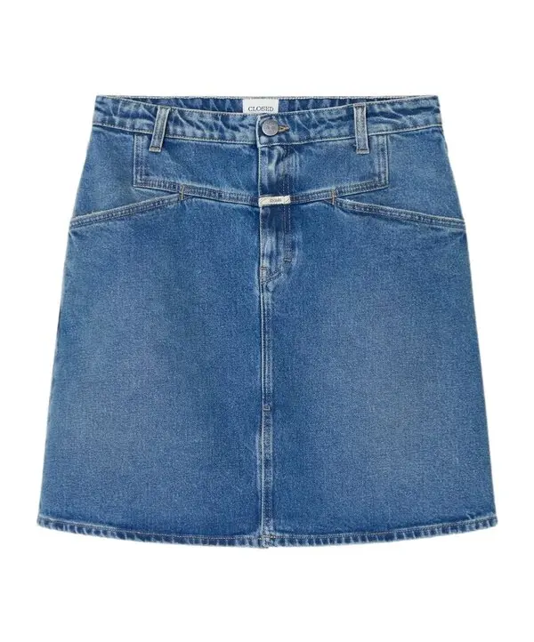 Closed Stover-x Mini Skirt - Medium Blue