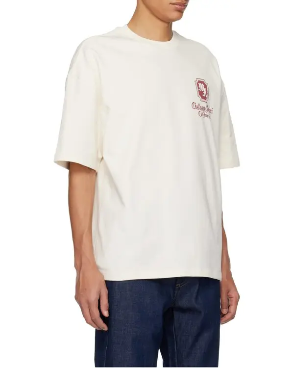 Amiri Logo-printed Crewneck T-shirt - White