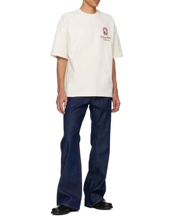 Amiri Logo-printed Crewneck T-shirt - White
