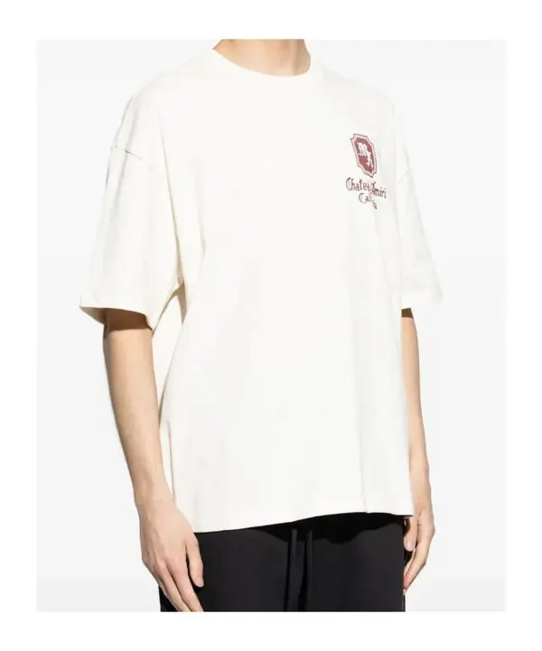 Amiri Logo-printed Crewneck T-shirt - White