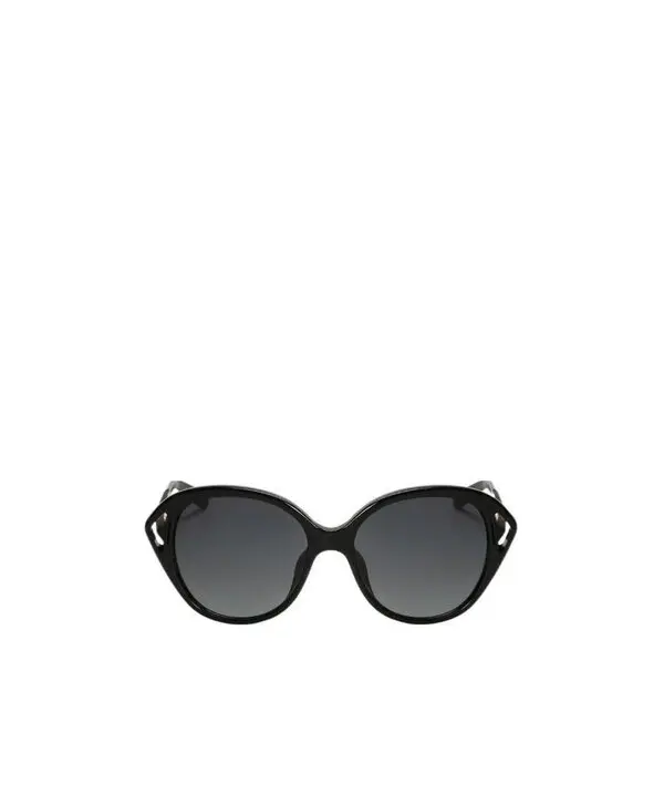 Dior Cat Eye Logo Sunglasses - Black