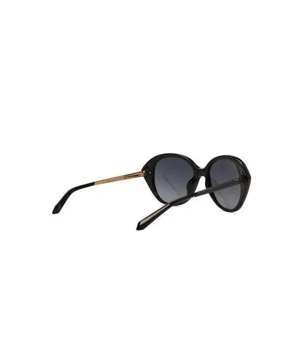 Dior Cat Eye Logo Sunglasses - Black