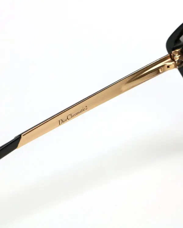 Dior Cat Eye Logo Sunglasses - Black