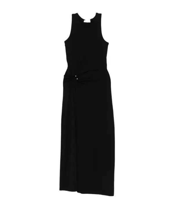 Rabanne Cut-out Sleeveless Maxi Dress - Black