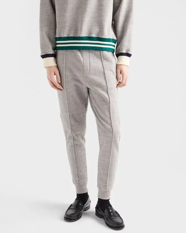 Prada Logo-embroidery Track Pants