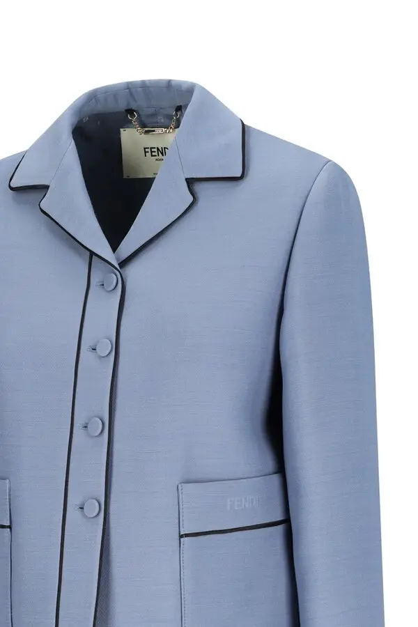 Fendi Piped Blouson Jacket