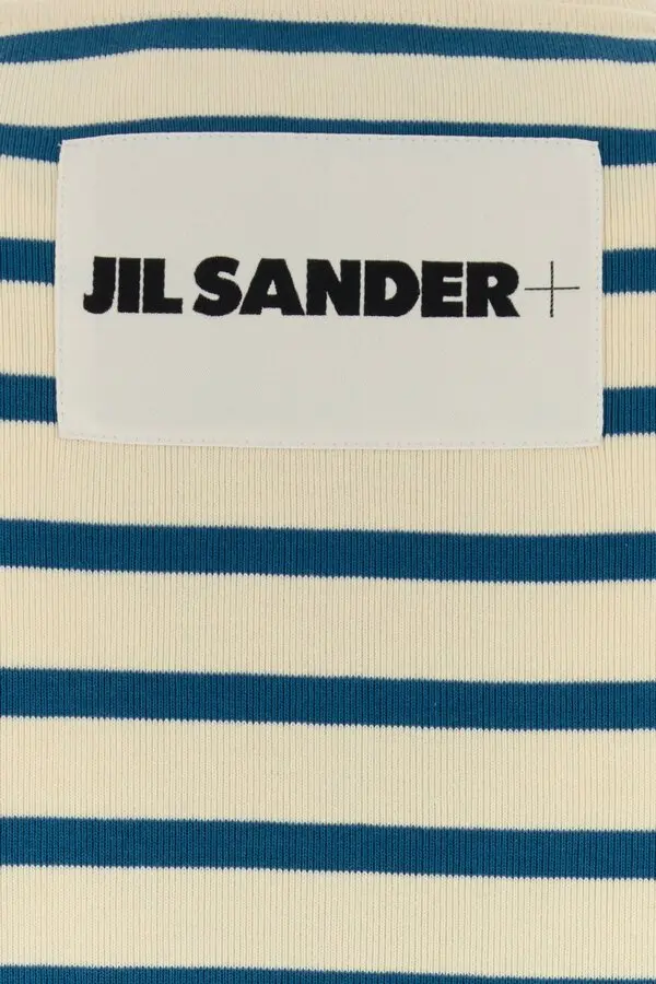 JIL SANDER Striped Crewneck T-shirt