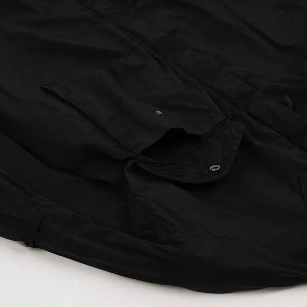 C.P. COMPANY Chrome-r Lens Overshirt - Black