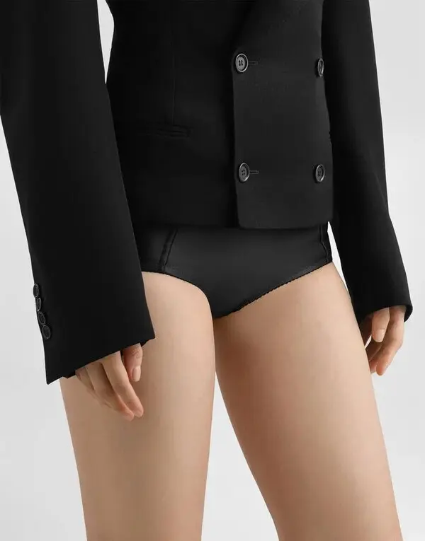 Dolce & Gabbana High Waisted Satin Shorts