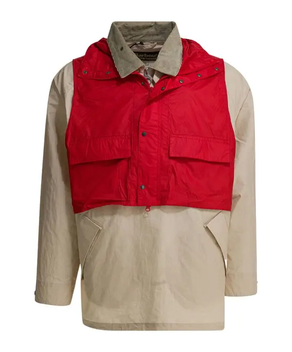 Barbour Contrast Panel Hooded Jacket