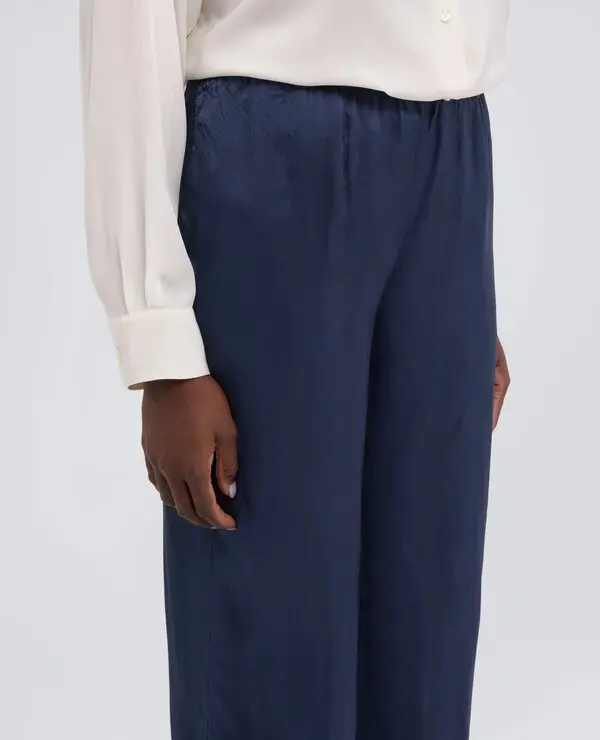 Aspesi Elastic Waist Pleated Straight Leg Trousers