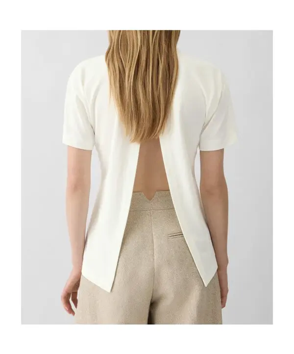 Jacquemus The Ventadou Crewneck Top With Embroidered Logos