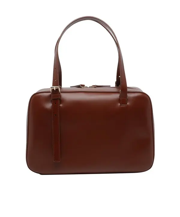A.p.c. Logo Printed Shoulder Bag - Brown