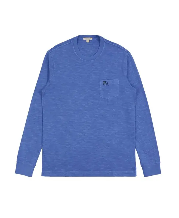 Burberry Logo Round Collar Long-sleeved T-shirt