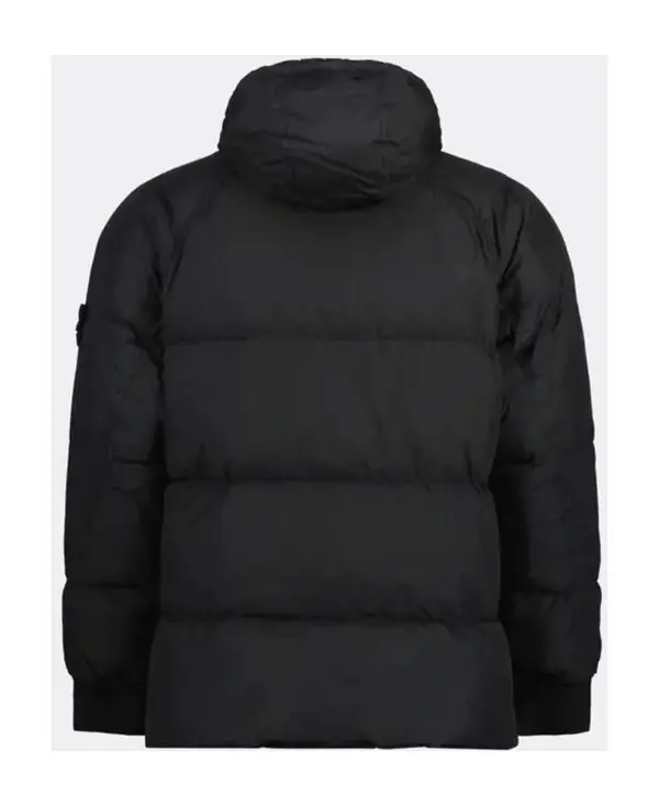 Stone Island Compass-patch Puffer Jacket - Black