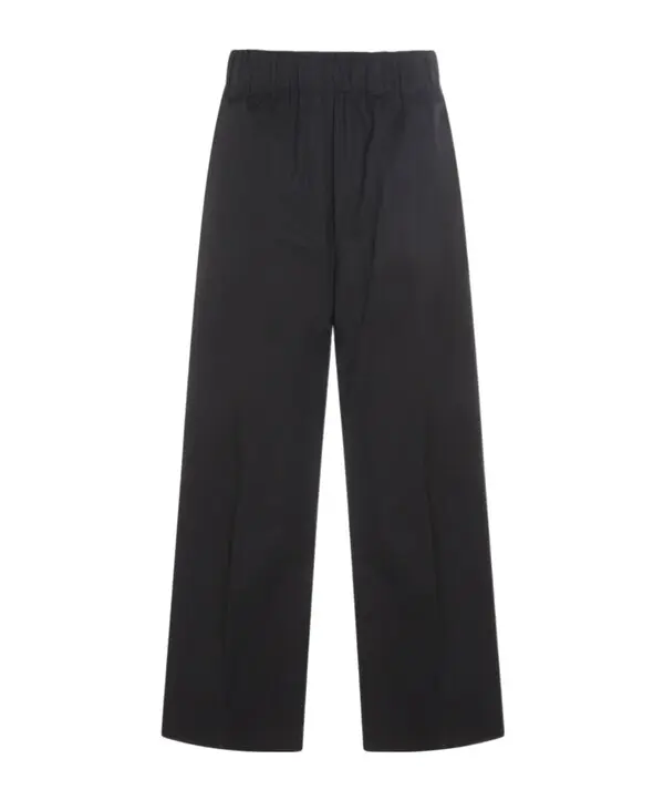Antonelli Firenze Elastic-waist Wide-leg Pants - Black