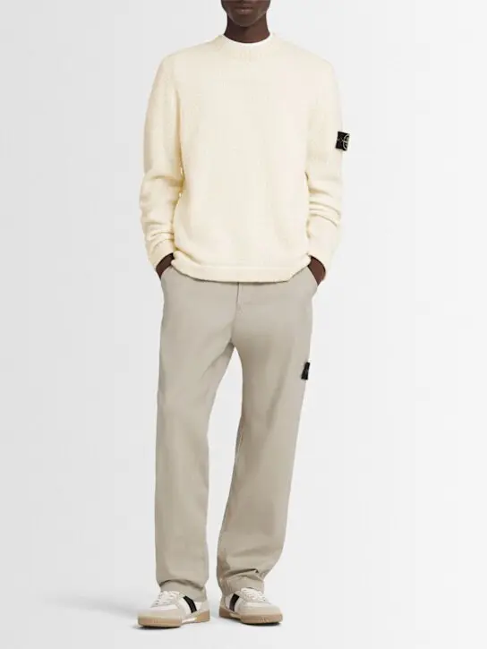 Stone Island Wool Blend Crewneck Sweater