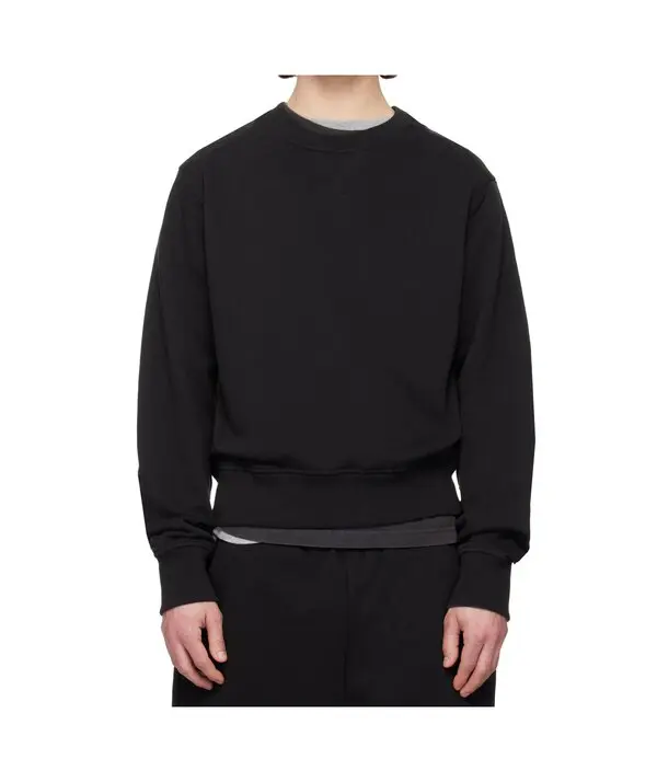 ENTIRE STUDIOS Embossed Crew Neck Sweatshirt - Black