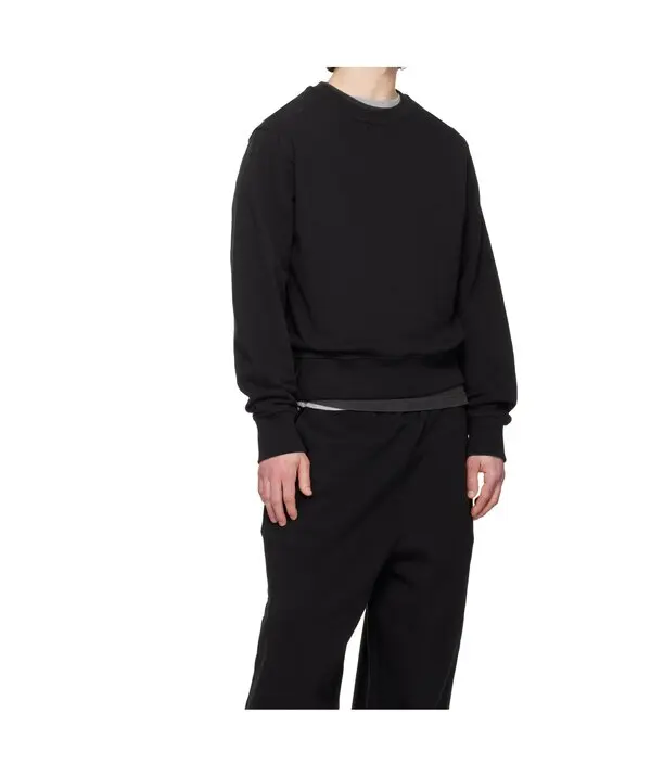 ENTIRE STUDIOS Embossed Crew Neck Sweatshirt - Black