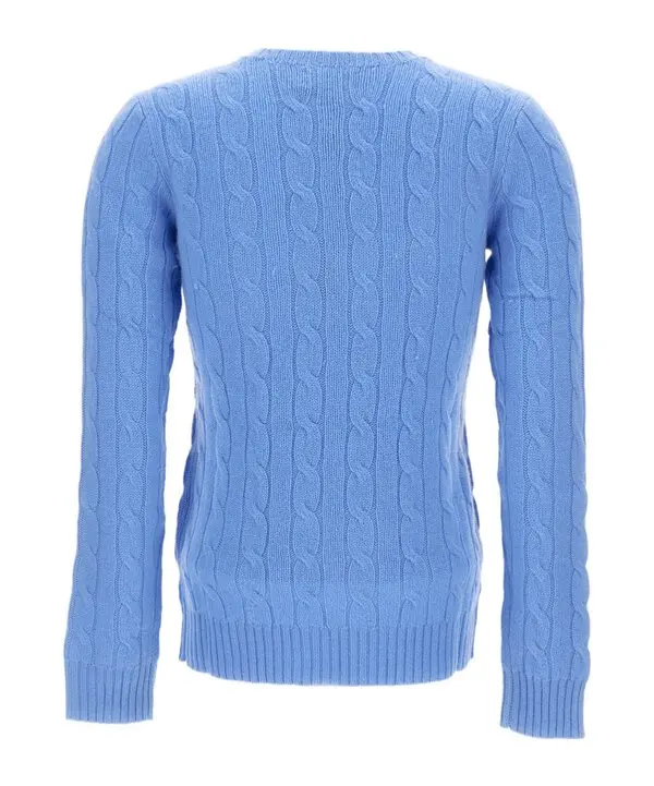 Ralph Lauren Julianna Cable-knit Jumper - Blue