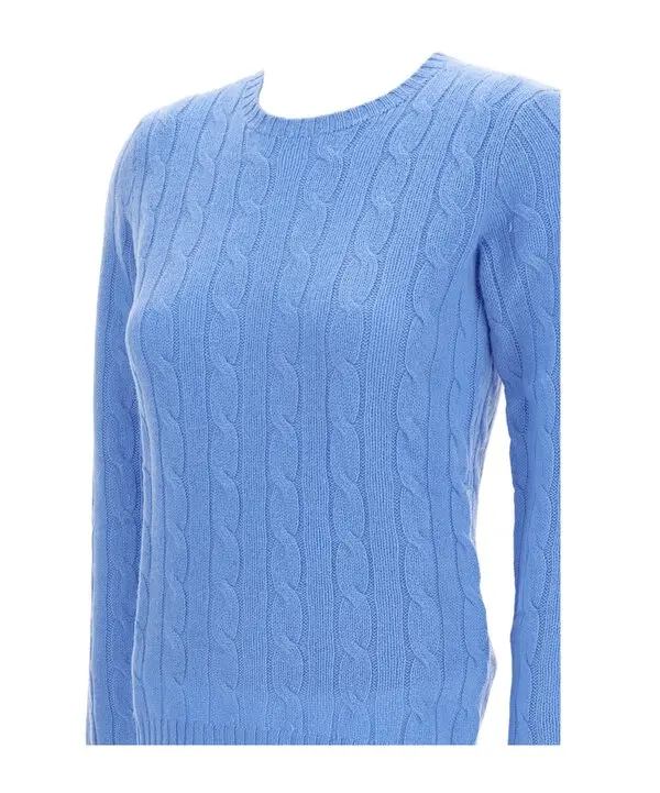 Ralph Lauren Julianna Cable-knit Jumper - Blue