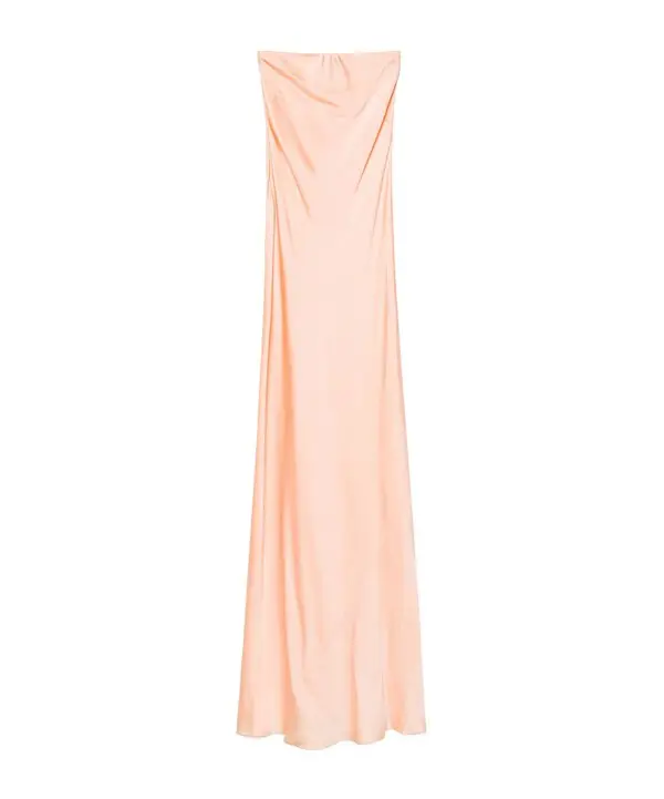 FORTE_FORTE Strapless Maxi Dress - Nude