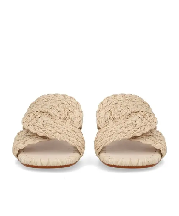 CastaÑer Braided Slide Flat Sandals