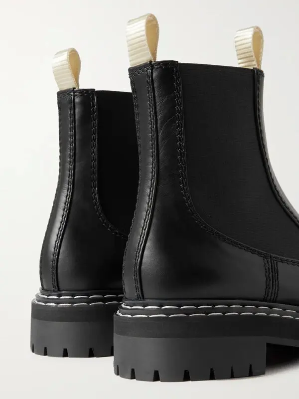 Proenza Schouler Contrast-stitch Chelsea Boots