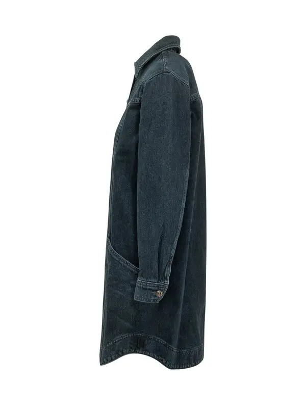 Ba&sh Tona Denim Shirt Dress - Black