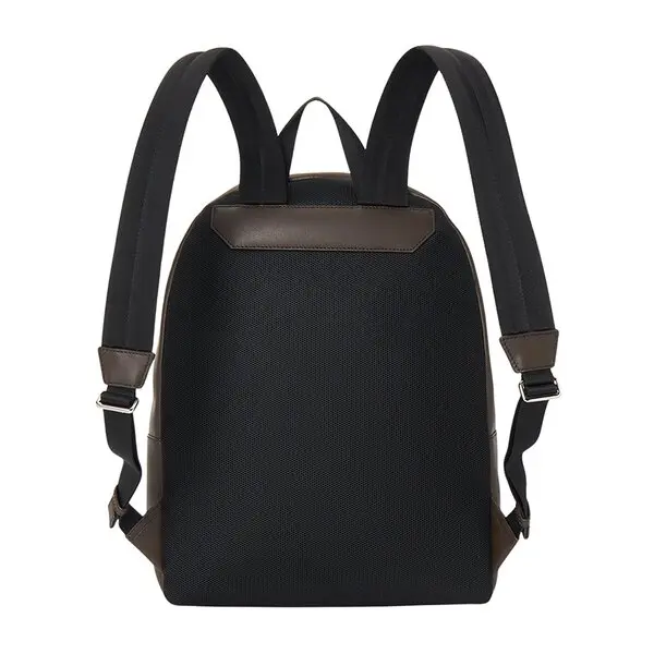 Bally Zippered Leather Backpack - Brown