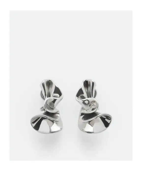Bottega Veneta Small Anemone Earrings - Silver