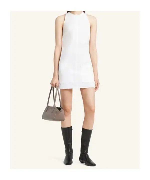 COURREGES Sleeveless Pocket Detail Short Dress