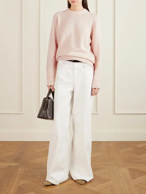 Loulou De Saison Baltra Cashmere Sweater - Blush