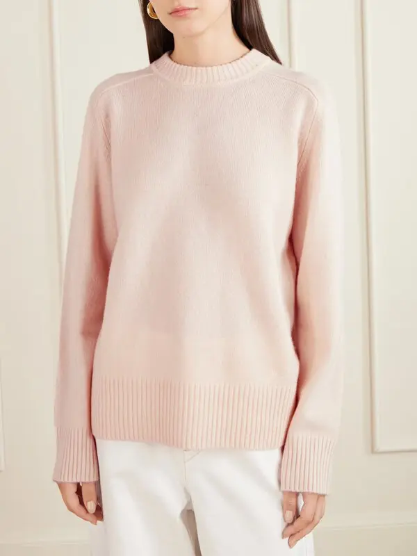 Loulou De Saison Baltra Cashmere Sweater - Blush