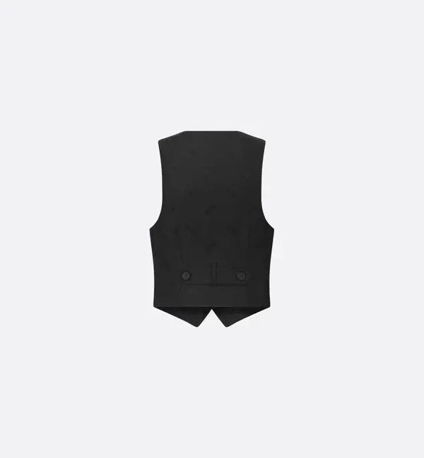 Dior Sleeveless Suit Vest - Black