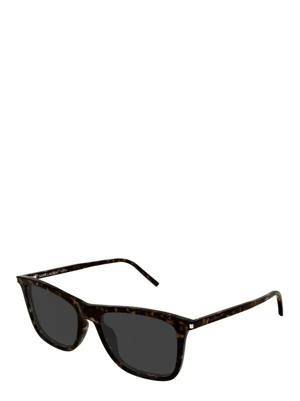 Saint Laurent Square Frame Sunglasses - Black