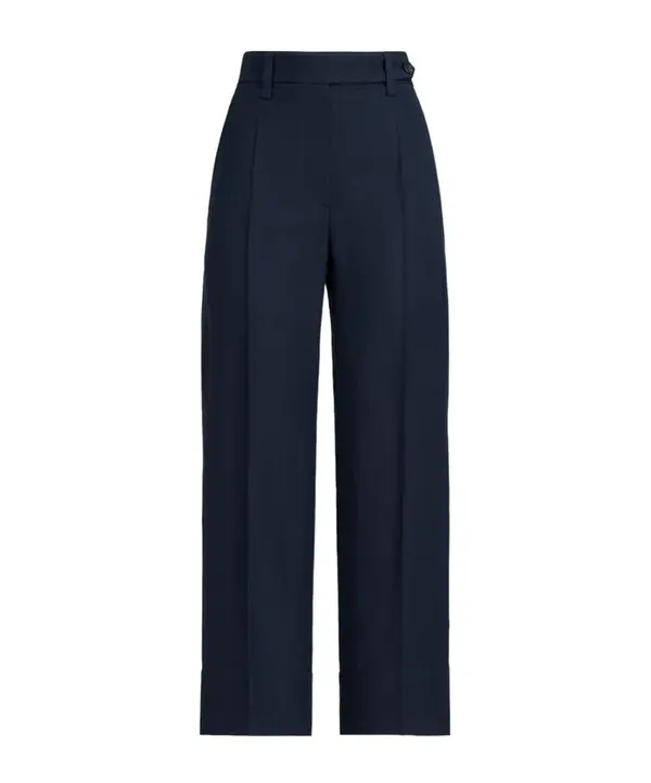 Brunello Cucinelli Fluid Twill Cigarette Trousers - Black