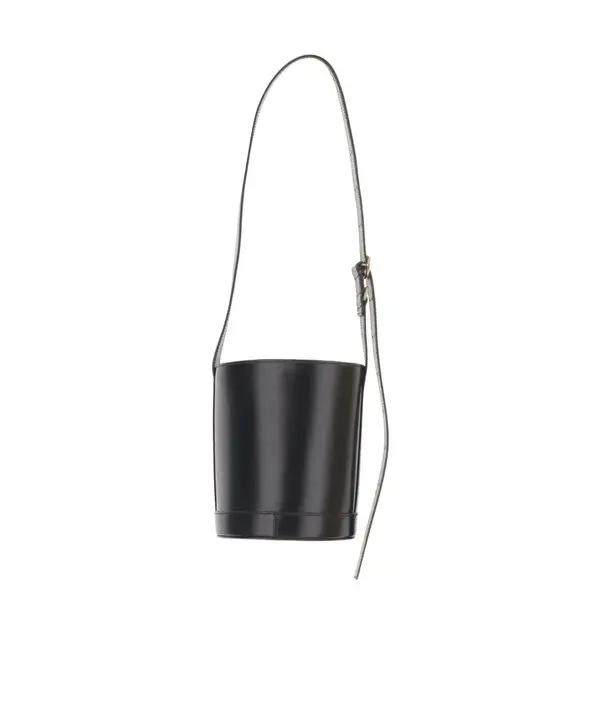 JIL SANDER Cannolo Bucket Bag - Black