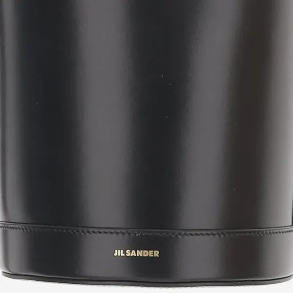 JIL SANDER Cannolo Bucket Bag - Black