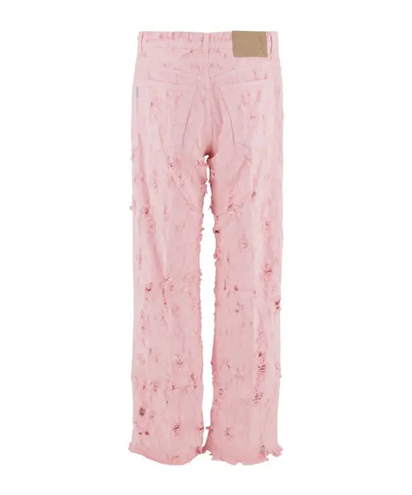 HAIKURE Bonnie Destroyed Straight-leg Jeans