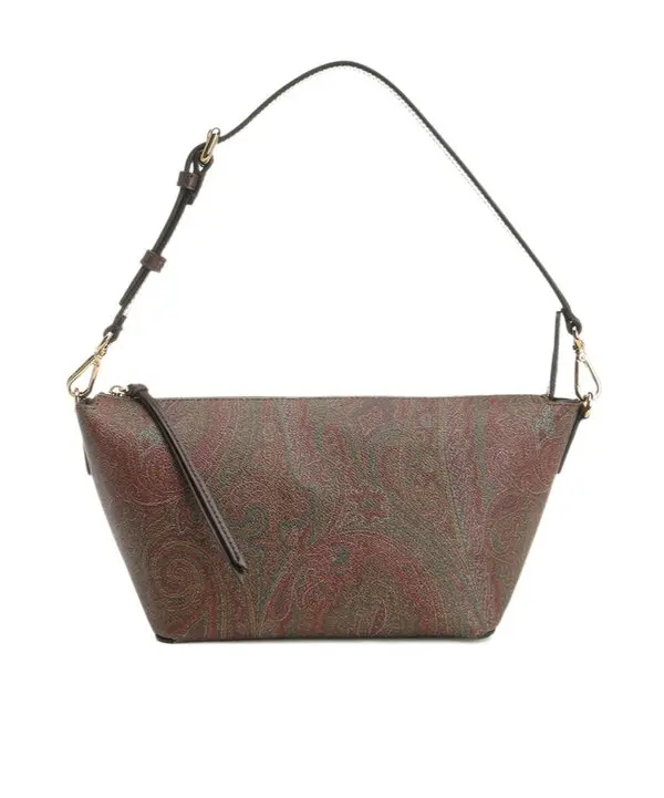 Etro Zippered Shoulder Bag - Brown