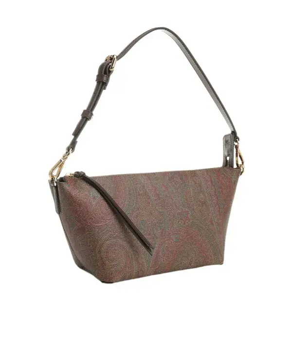 Etro Zippered Shoulder Bag - Brown