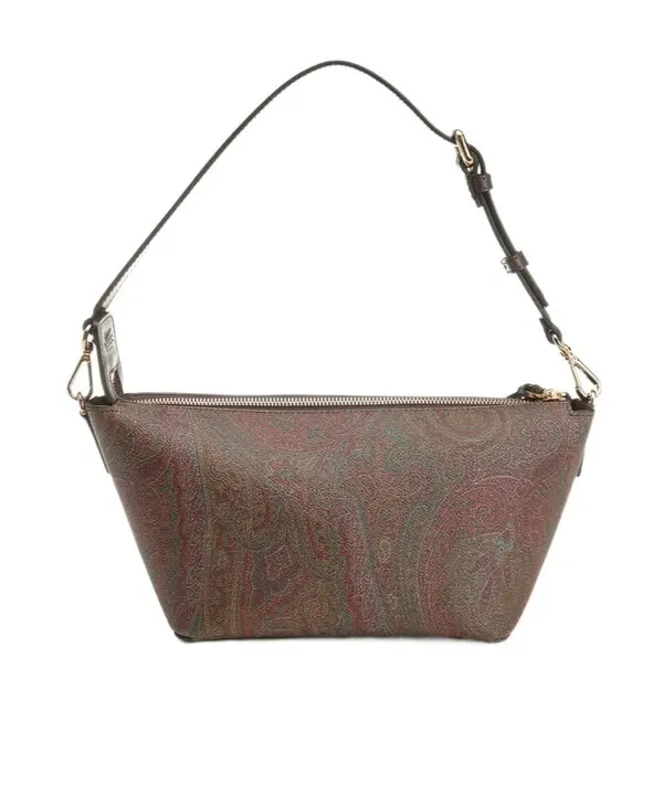Etro Zippered Shoulder Bag - Brown