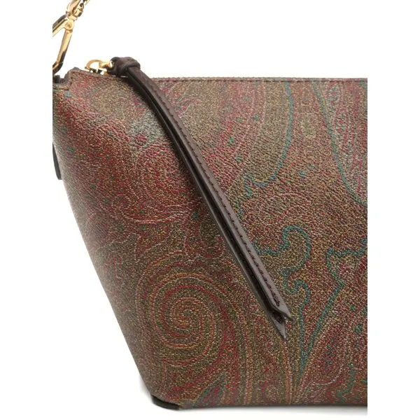 Etro Zippered Shoulder Bag - Brown