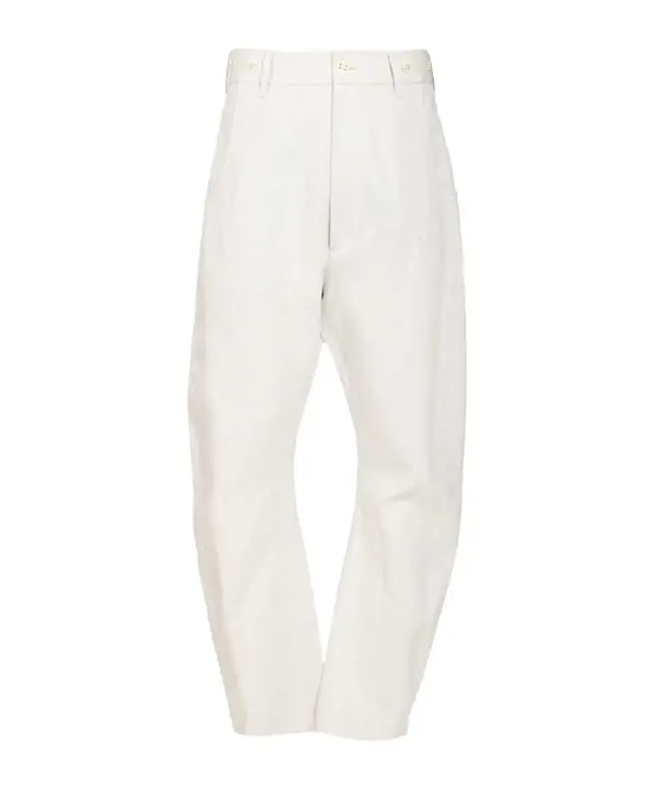 VIVIENNE WESTWOOD Belted Tapered Trousers - White