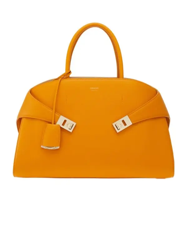 FERRAGAMO Hug Handbag - Turmeric