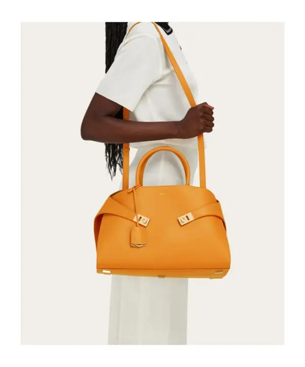 FERRAGAMO Hug Handbag - Turmeric
