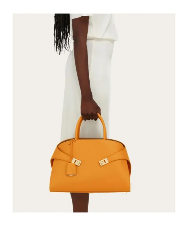 FERRAGAMO Hug Handbag - Turmeric