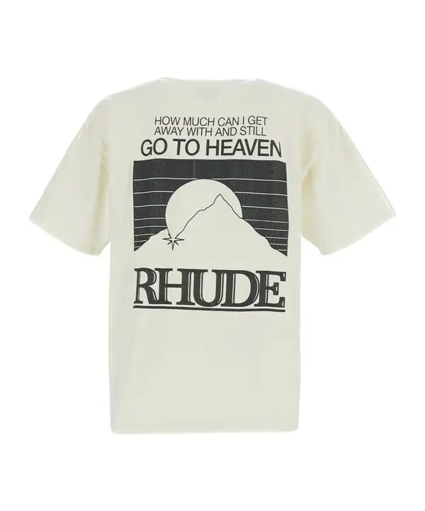 Rhude Graphic Short Sleeved T-shirt - White