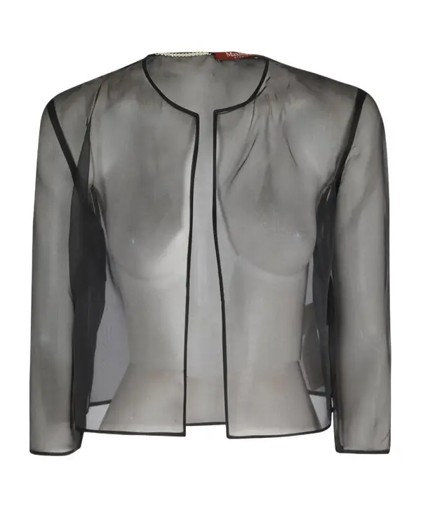 Max Mara Short Shawl Jacket - Gray